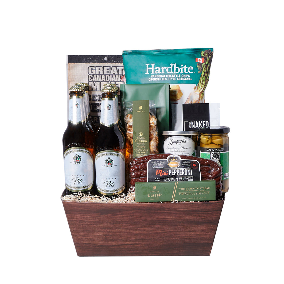 Gourmet Beer & Coffee Snacking Gift – beer gift baskets – US delivery ...